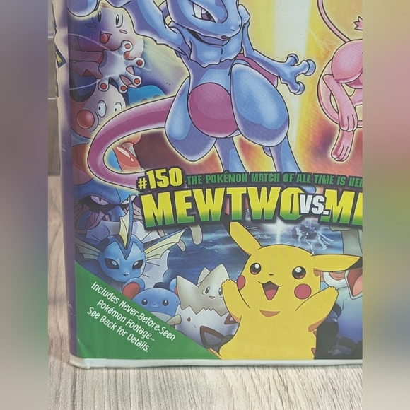 Nintendo | Media | Vtg Y2k Pokemon The St Movie Vhs Tapes Mewtwo Vs Mew ...
